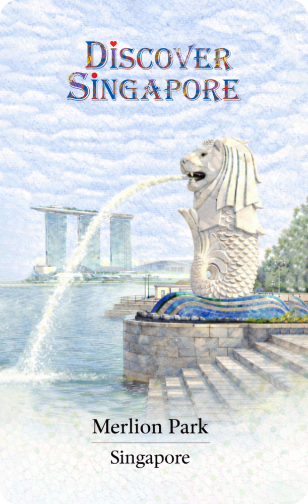 Merlion Park — Singapore Fridge Magnet | Discover Singapore
